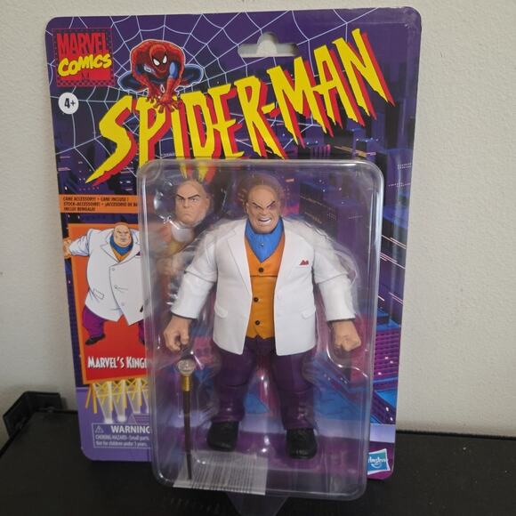 Hasbro | Toys | Kingpin Marvel Legends Spiderman Retro Hasbro Toy ...